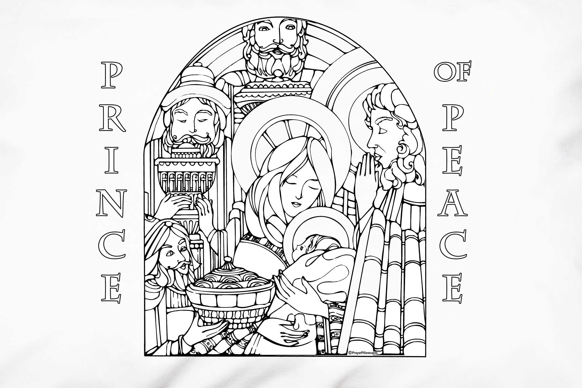 jesus brings peace coloring pages